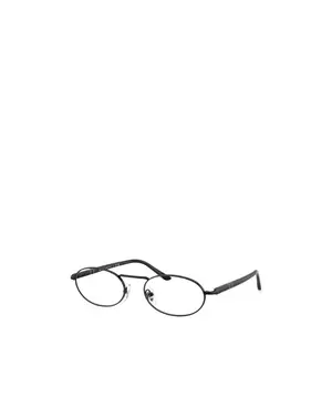 Persol Oval Frame Eyeglasses - Black