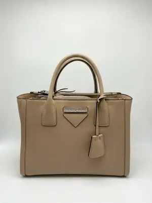 Prada Double Handle Shoulder Bag
