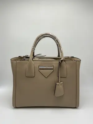 Prada Double Handle Shoulder Bag