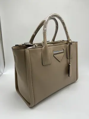 Prada Double Handle Shoulder Bag