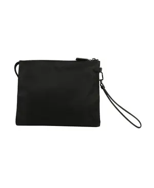 Prada Re-nylon And Saffiano Leather Necessaire - Black