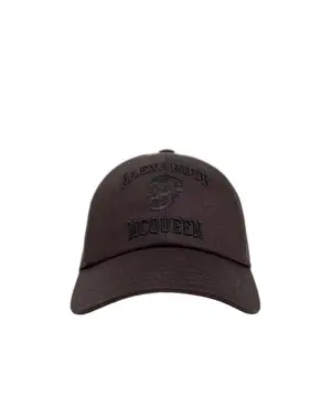 Alexander McQueen Logo Baseball Cap - Black