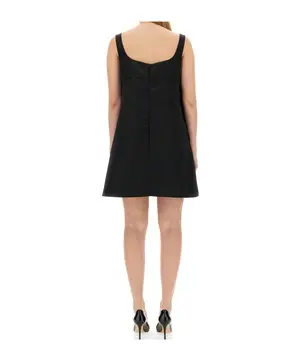 Nina Ricci Sleeveless U-neck A-line Dress