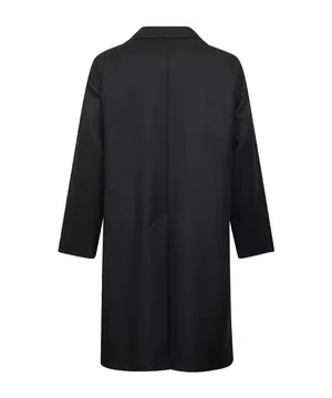Tagliatore Raglan Sleeve Coat - Black