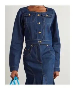 Nina Ricci Long-sleeved Denim Jacket