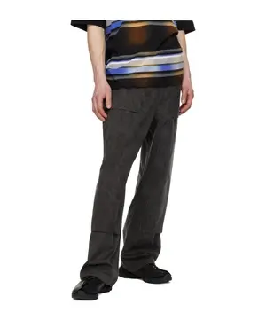 JUUN.J Washed Cotton Work Trousers