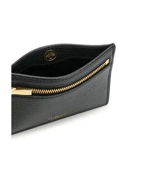 Mulberry Compact Logo Printed Cardholder - Black
