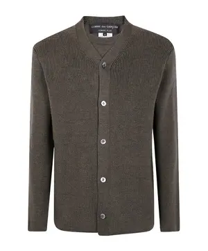Comme Des Garçons Wool Cardigan - Khaki