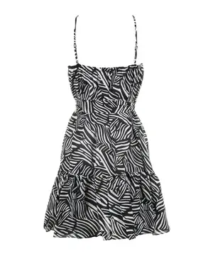 Michael Kors Zebra-print Belted Mini Dress