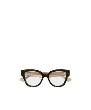 Gucci Cat Eye Frame Glasses - Havana