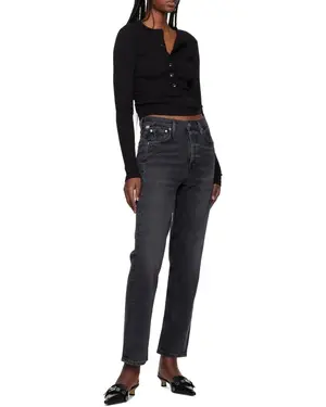 Citizens Of Humanity High Waist Straight Leg Jeans