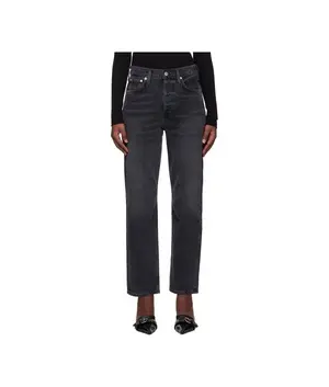 Citizens Of Humanity High Waist Straight Leg Jeans