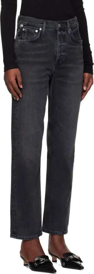 Citizens Of Humanity High Waist Straight Leg Jeans