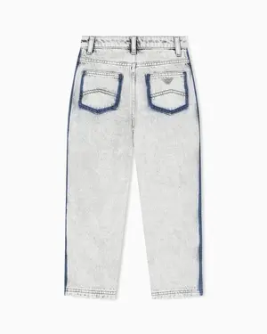 Emporio Armani Side-striped Jeans