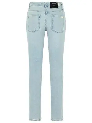 7 For All Mankind Logo Label Straight-leg Jeans - Green