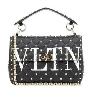 Valentino Garavani Vltn Rockstud Spike Bag - Black
