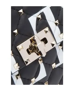 Valentino Garavani Vltn Rockstud Spike Bag - Black