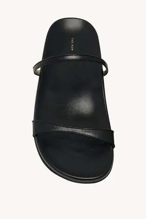 THE ROW Hugh Thin Strap Slide In Leather