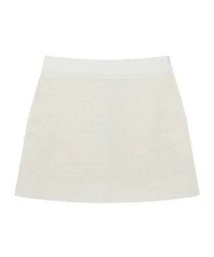 Casablanca Tweed Mini Skirt