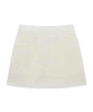 Casablanca Tweed Mini Skirt