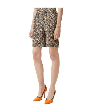Burberry Monogram-pattern Knee-length Shorts