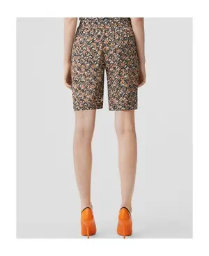 Burberry Monogram-pattern Knee-length Shorts