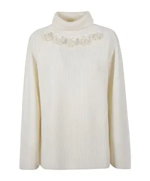 P.a.r.o.s.h Embellished Turtleneck Jumper