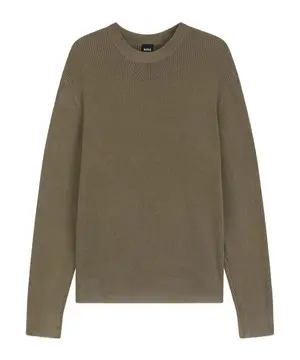 Hugo Boss Ribbed Crew-neck Sweater