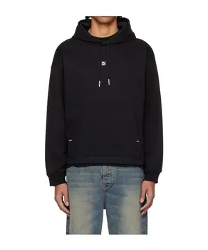 Hugo Boss Long-sleeved Hooded Sweatshirt With Logo Detail