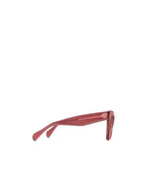 Celine Cat Eye Sunglasses In Acetate - Red