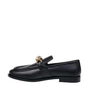 Bottega Veneta Astaire Loafers With Metal Detailing - Black