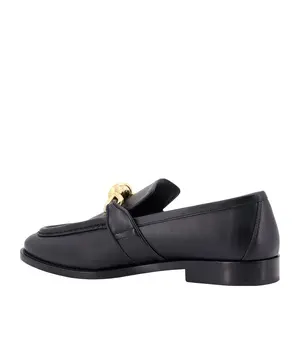 Bottega Veneta Astaire Loafers With Metal Detailing - Black
