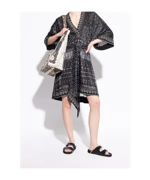 Isabel Marant Étoile Lennyo Studded Slide Sandals - Black