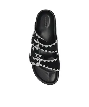 Isabel Marant Étoile Lennyo Studded Slide Sandals - Black
