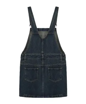 Marissa Chiara Denim Overall Skirt