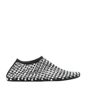 Christopher Esber Square Toe Slip-on Flats - Black