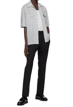 Amiri Lapel Short-sleeved Shirt