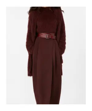 Max Mara Open Front Cardigan - Cherry