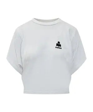 Isabel Marant Étoile Logo Detail T-shirt - White