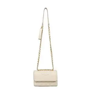 Tory Burch Fleming Convertible Small Shoulder Bag - Nude