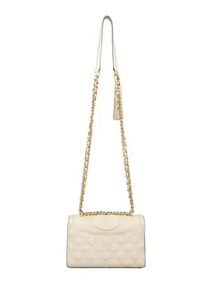 Tory Burch Fleming Convertible Small Shoulder Bag - Nude