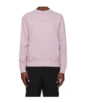 Hugo Boss Color-blocked Logo Long-sleeve Sweatshirt