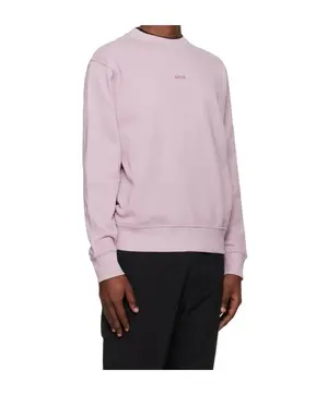 Hugo Boss Color-blocked Logo Long-sleeve Sweatshirt