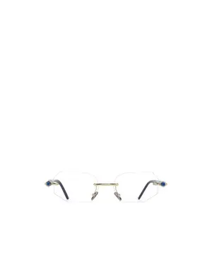 KUBORAUM Maske P63 Eyeglasses - Silverblackblue