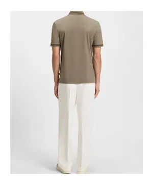 Hugo Boss Logo-detail Cotton Polo Shirt