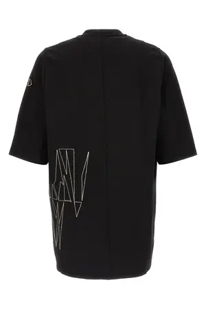 Moncler Rick Owens Crewneck Short-sleeved T-shirt - Black