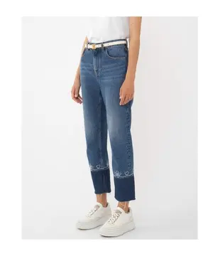 Chloé Masaya Cropped Straight-leg Jeans