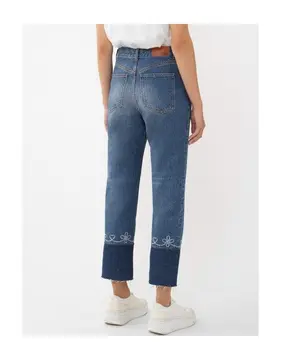 Chloé Masaya Cropped Straight-leg Jeans