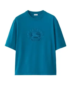 Burberry Oak Leaf Crest Embroidered Crewneck T-shirt