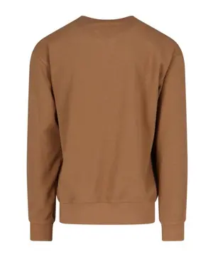 Mcm Logo Patch Crewneck Sweatshirt - Brown
